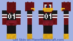Cocky (University of South Carolina's Mascot) Minecraft Skin
