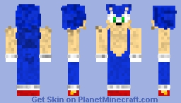 Sonic the Hedgehog Minecraft Skin