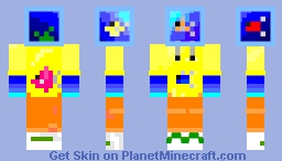 Fish bowl skin Minecraft Skin