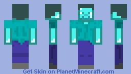 Diamond Steve Minecraft Skin