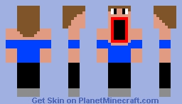 Long Head Minecraft Skin