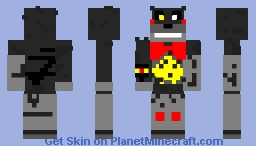 Ignited lefty Minecraft Skin