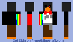 Withered ronald the penguin Minecraft Skin