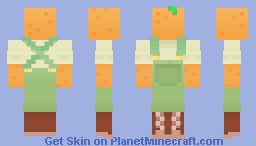 Orange - Object Head Minecraft Skin