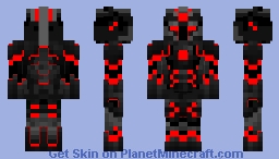 Black Reed knight Minecraft Skin