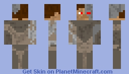 Battle damaged robot Steve Minecraft Skin