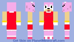 amy rose Minecraft Skin