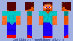 Ginger Steve Minecraft Skin