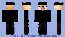 black doge fit Minecraft Skin