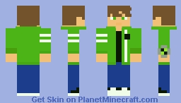 Ben | FusionFall | Ben 10: Alien Force Minecraft Skin