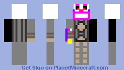 the creation of dj music Minecraft Skin