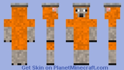 Emo Orange sheep Minecraft Skin