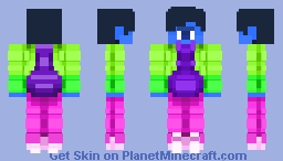 Krinios - MCC Blank Canvas - Purple Pandas Minecraft Skin