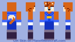 Lobo The Wolf (Sonic) Skin Minecraft Skin