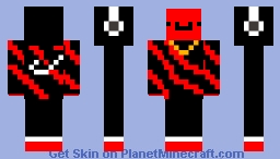 Red guy with drip Minecraft Skin