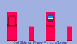 Among us crewmate Minecraft Skin