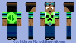 Nas The Crafter Warrior Minecraft Skin