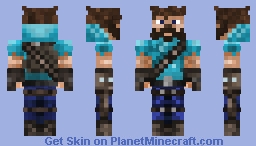 Iskall85 - (Adventurer/Survival Steve Remaster) Minecraft Skin