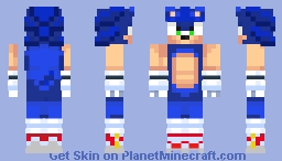 Sonic Minecraft Skin