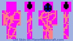 Glow in the dark Minecraft Skin