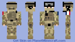 Militaire Minecraft Skin