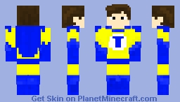 Ilia Topuria Minecraft Skin