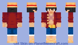 Monkey D. Luffy Minecraft Skin