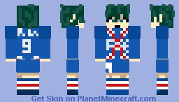 Pxg itoshi rin Minecraft Skin