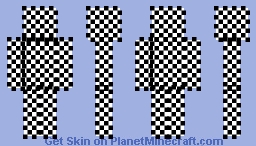Checkered outside base Minecraft Skin