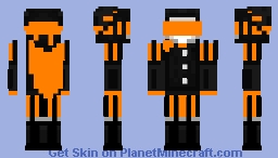 orange Minecraft Skin