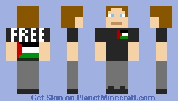 Free Palestine Minecraft Skin
