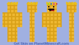 Waffle King Minecraft Skin