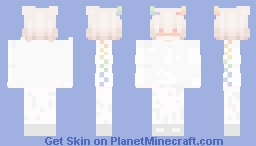 Rainbow Demon Masked Boy Minecraft Skin