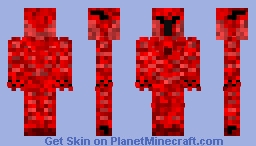 red armor suit Minecraft Skin