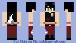 E-Boy Pansexual and Trans Skin Minecraft Skin