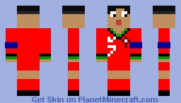 Cristiano Ronaldo Minecraft Skin