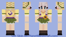 bagi com chapéu para festa junina Minecraft Skin