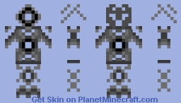 Stylized chain Armour Minecraft Skin