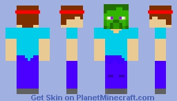 Zombie masked steve Minecraft Skin