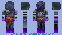 Void Warrior - Made By Void-Faded The Youtuber Minecraft Skin