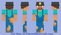 Copper Miner Minecraft Skin