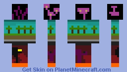 End, Overworld, Nether Minecraft Skin