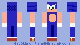 Sonic Minecraft Skin