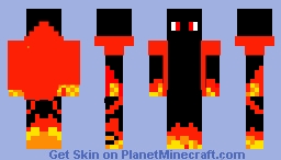 fire skin Minecraft Skin