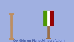 walking flag of Italy Minecraft Skin