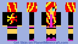 Sunset Shimmer Minecraft Skin