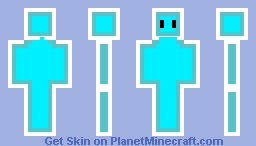 Cyan guy Minecraft Skin