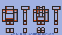 cybernetic armour. base Minecraft Skin
