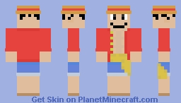 Luffy Java Minecraft Skins | Planet Minecraft Community