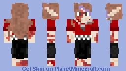 Echo new clothes (Long hair Ver) Minecraft Skin